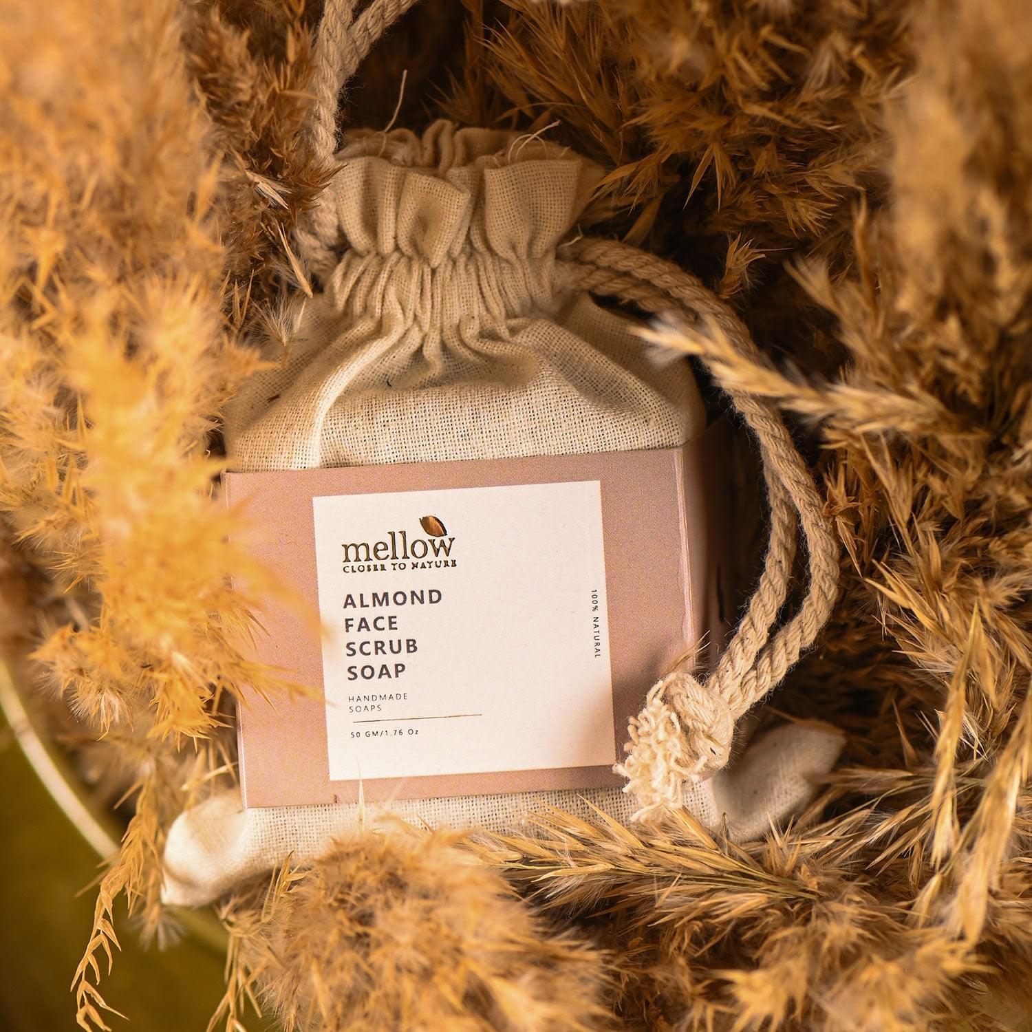 Almond Face Scrub Soap | Mellow